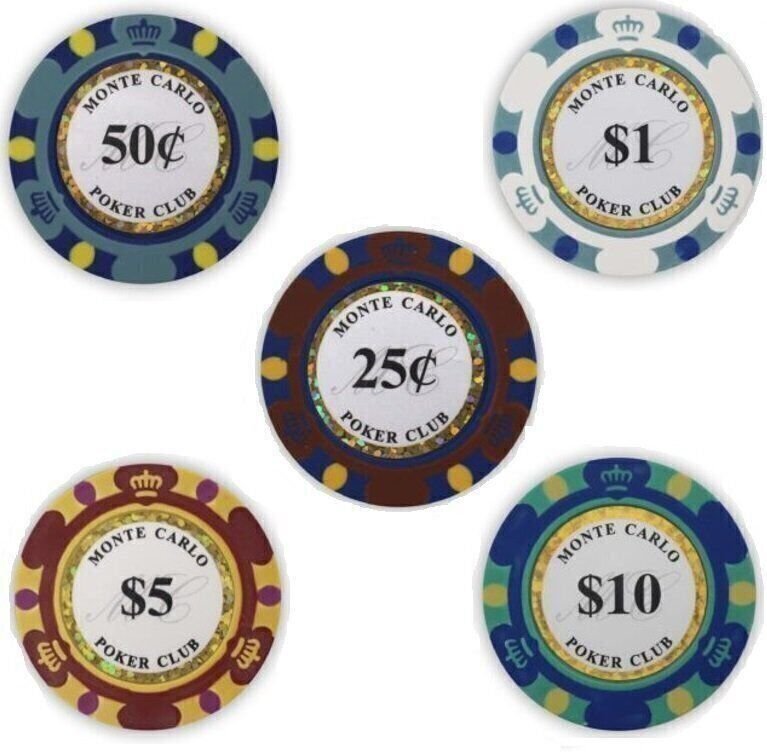 Cash Game 500 Monte Carlo Poker Chip Set Bulk Perfect for .25/50 Cents Blinds | eBay