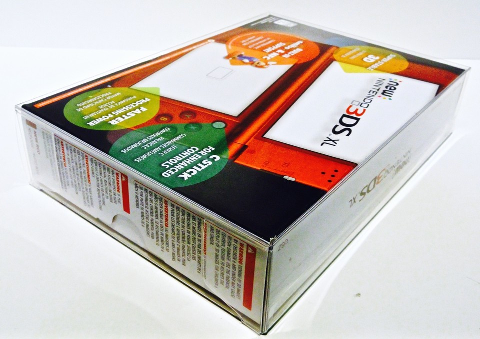 1 Box Protector For The "NEW" NINTENDO 3DS XL Console Box. NTSC Display ...