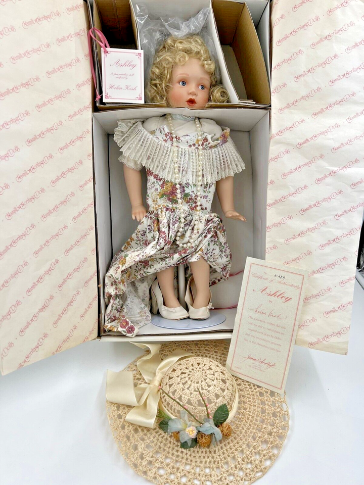 Porcelain Doll - Vintage Collectible Ashley - designed By Artist Helen ...