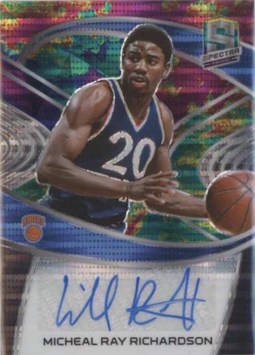 2020-21 Panini Spectra - Signatures Micheal Ray Richardson #SIG-MRR ...