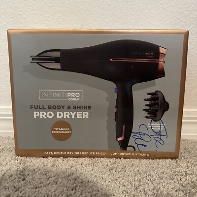 Infinitipro by Conair Full Body & Shine Pro Dryer Titanium Technology w ...