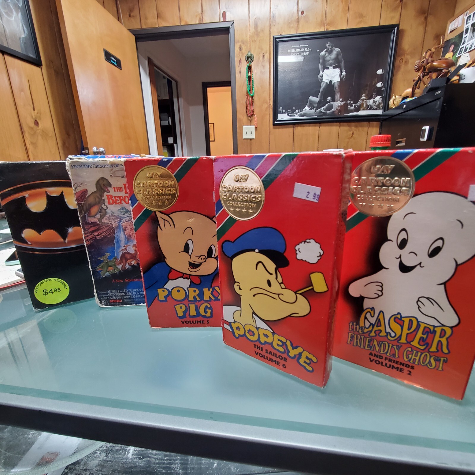 LOT OF 5 UAV VHS CARTOON CLASSICS COLLECTION POPEYE CASPER PORKY PIG | eBay