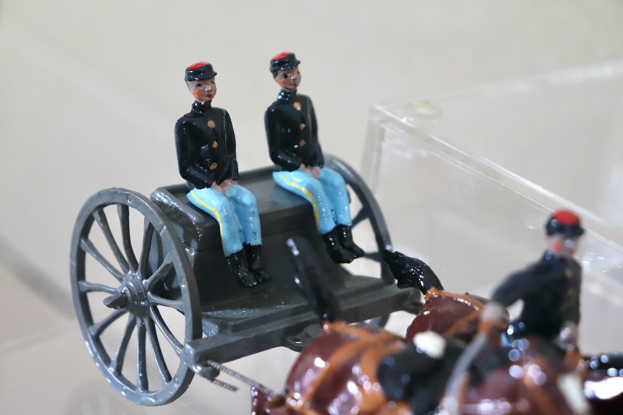 LANCER TOY SOLDIERS AMERICAN CIVIL WAR UNION GUN CARRIAGE & CREW od ...
