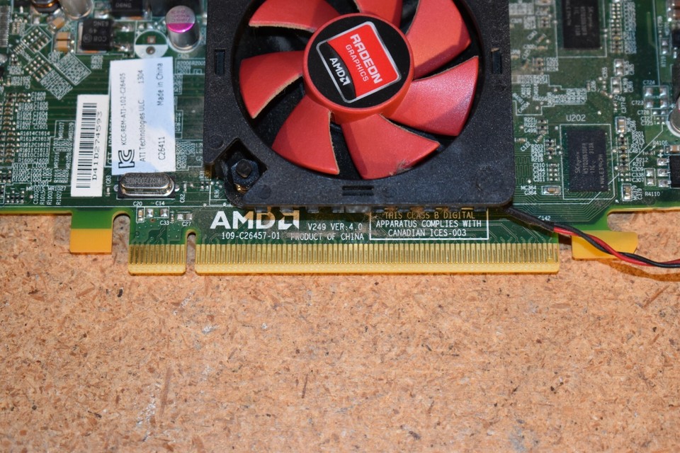 Dell AMD ATI Radeon HD 6450 1GB GDDR3 Low Profile Video Graphics Card ...