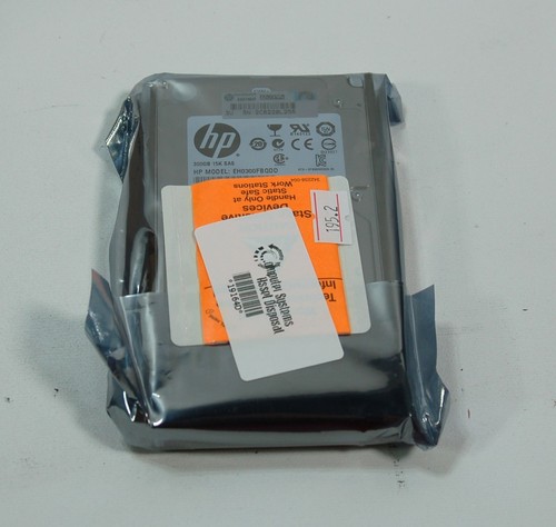 NEW SEALED HP 300GB 15 SAS Hot Swap Server Drive EH0300FBQDD Proliant ...