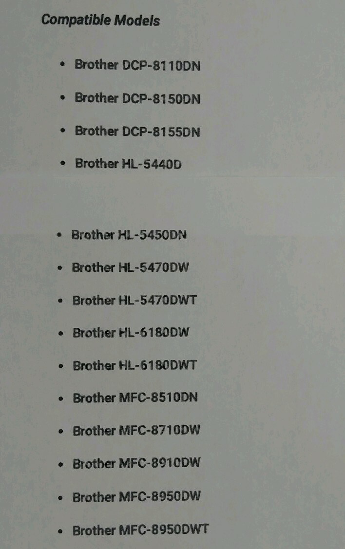 Brother HL5470 PAPER STOPPER LY4160001 DCP8110/8155 MFC-8910 8950 8510 ...