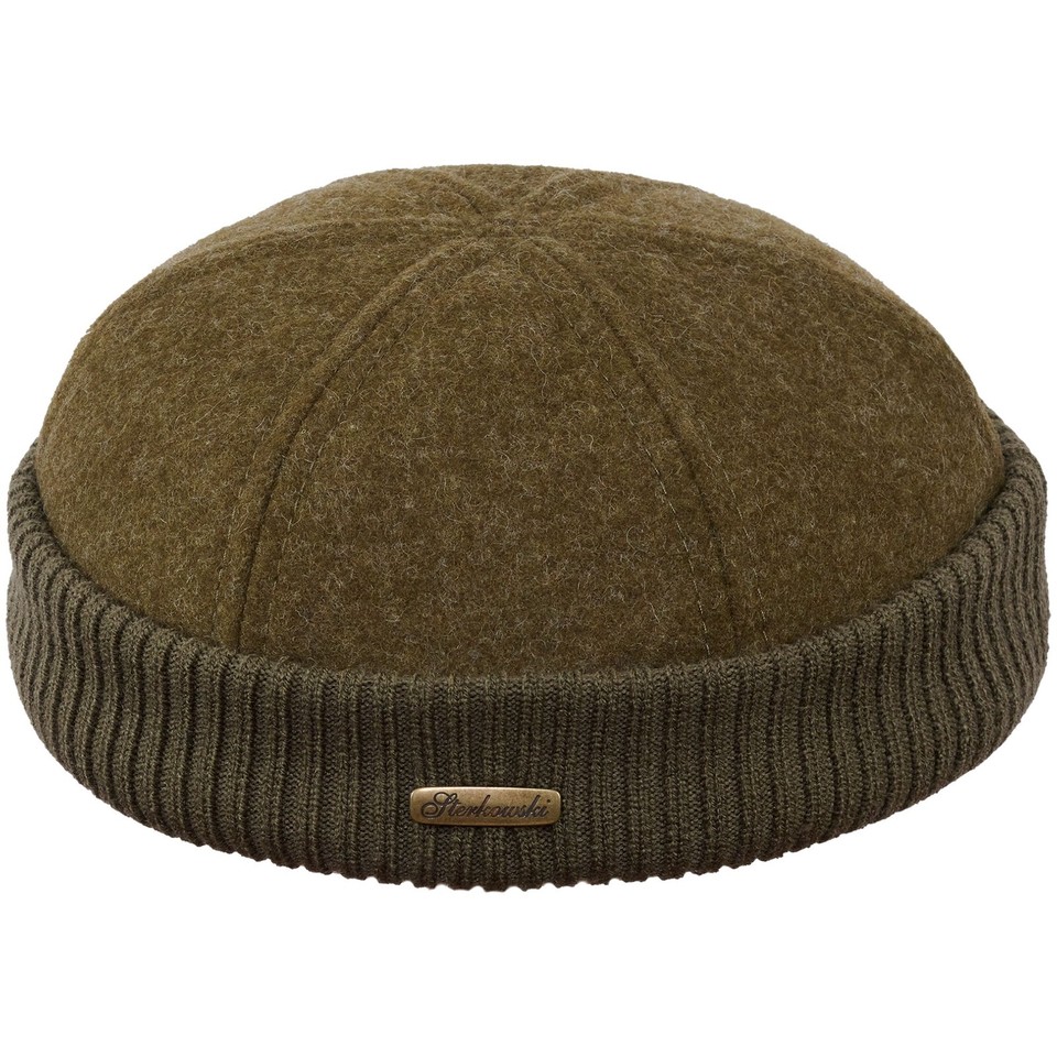Sterkowski NAVY WATCH Woolen Cloth Beanie Cap Winter Docker Fisherman ...