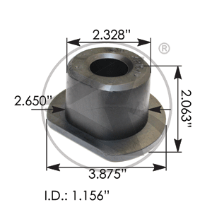 HOLLAND 5TH WHEEL BUSHING POLY XB-0011-2 (PAIR) KENWORTH,PETERBILT,ALL ...