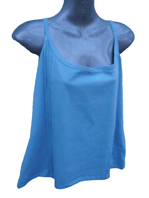 BNWT Womens Sz 20 Undercoverwear Pretty Sky Blue Soft Stretch Singlet ...