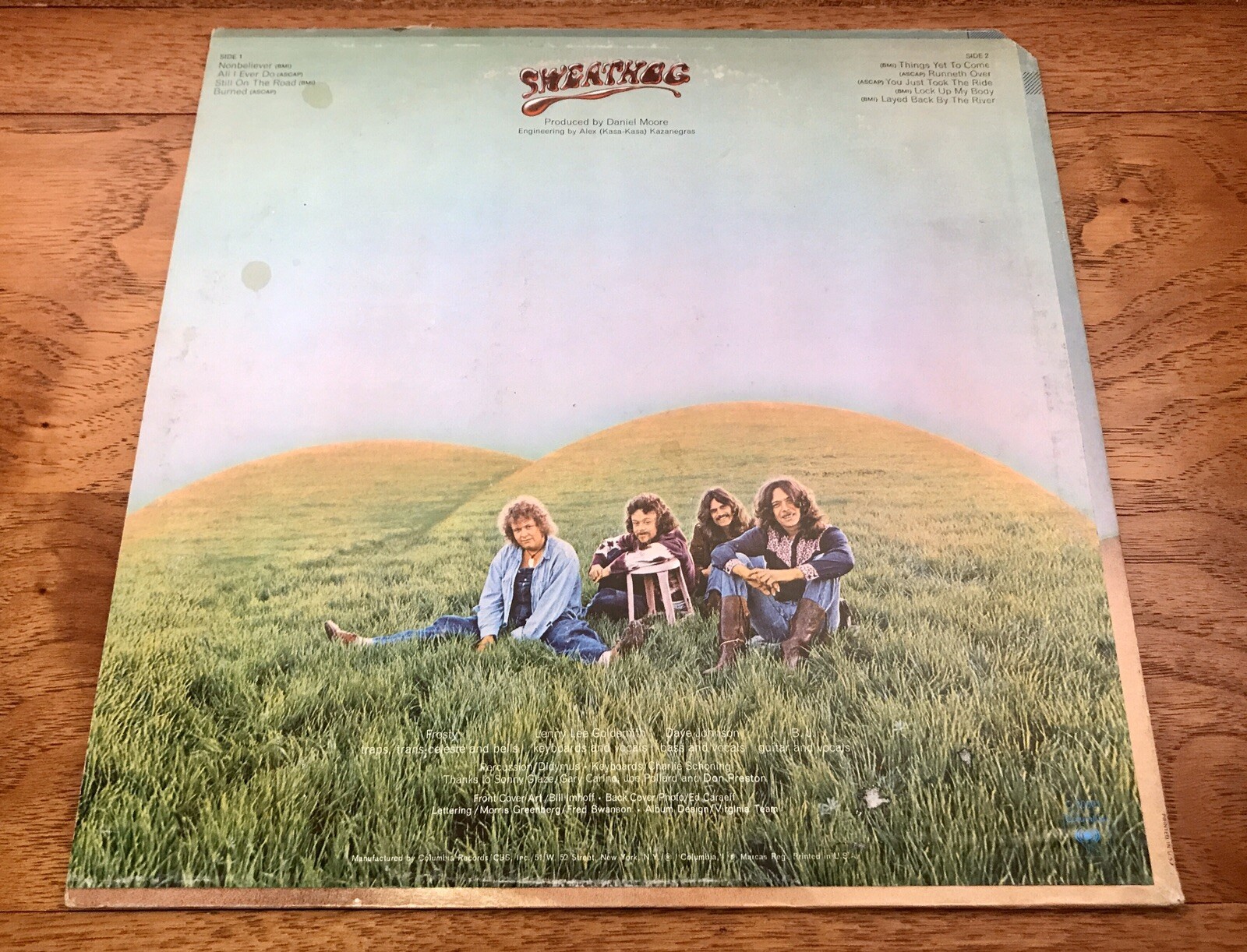 Sweathog S/T Debut Album ♫ Rare 1971 Columbia Records Original Vinyl LP ...