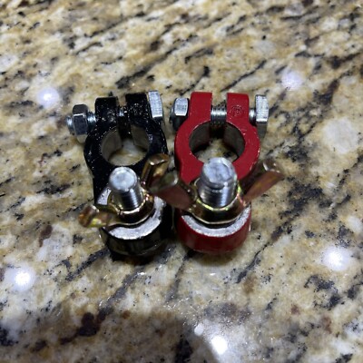 Marine Epoxy Coated USA Battery Terminals RV 1 Positive 1 Negative DEKA ...