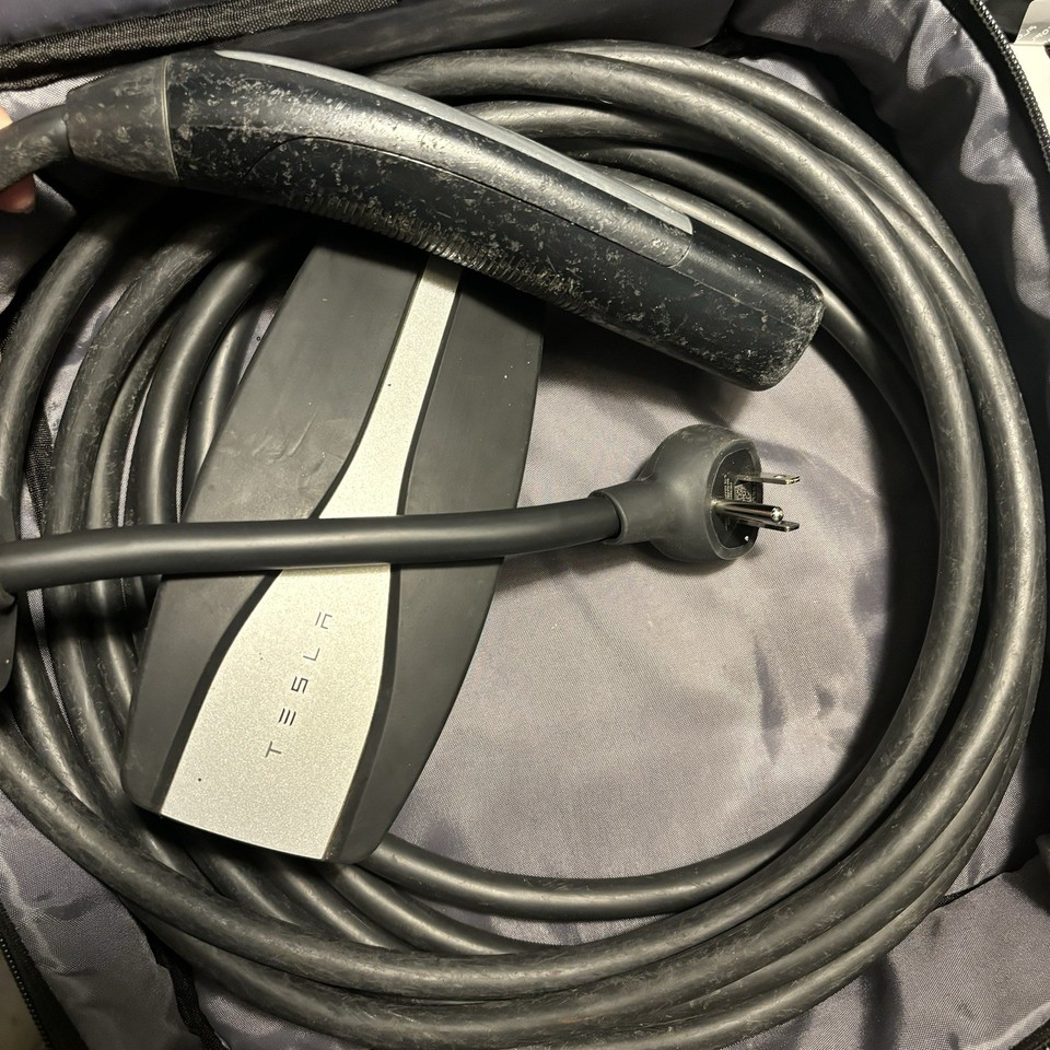 Tesla Gen 2 Mobile Connector Model Y 3 S X Charger Home Charging Cable ...