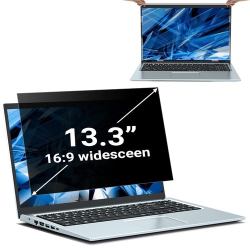 13.3" Laptop Privacy Screen Filter Anti-Blue Light for Lenovo HP Dell ...