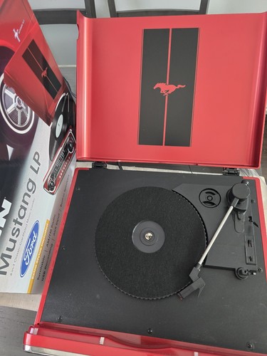 ION Mustang LP 4-in-1 Turntable Entertainment System - Red for sale ...