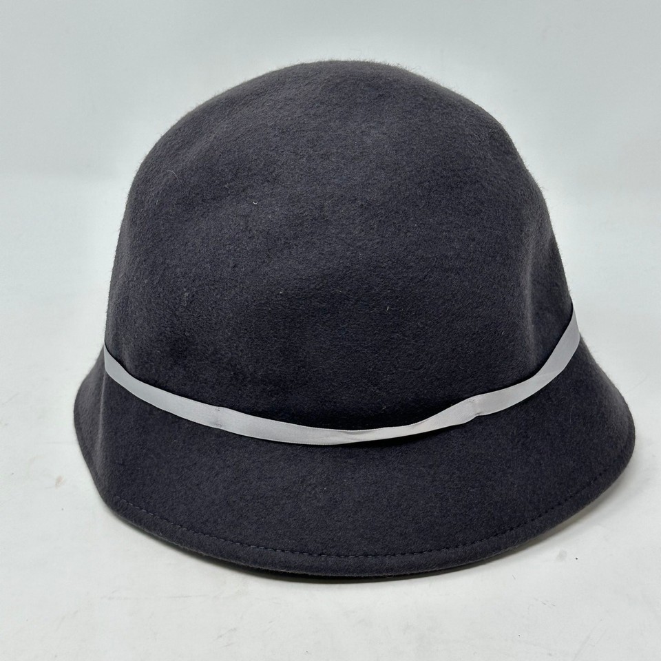 Pins and Needles Felted Wool Beaded Bow Hat | eBay