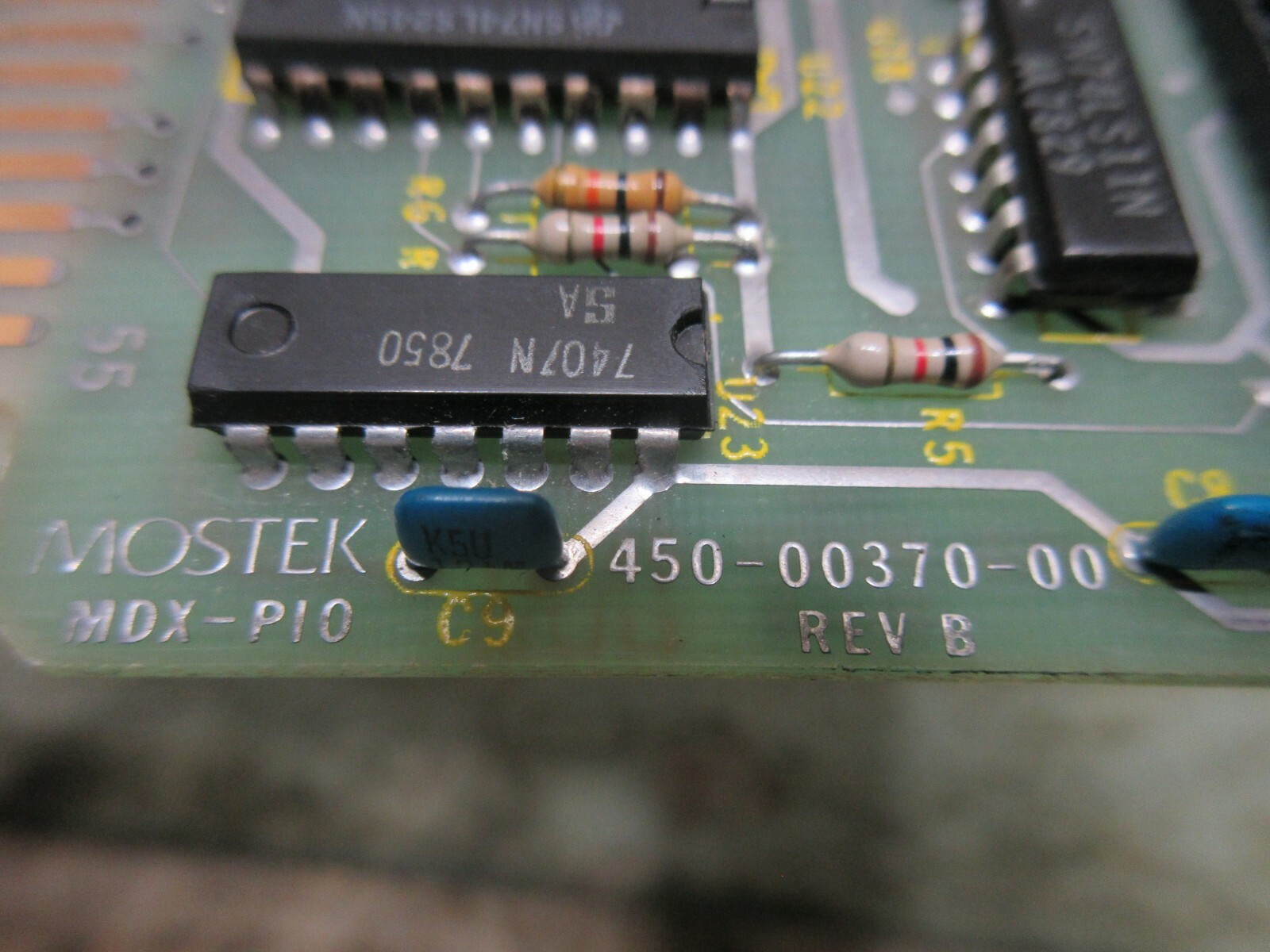 MOSTEK CIRCUIT BOARD MDX-P10 450-00370-00 REV.B FAB 450-00369-00 | eBay