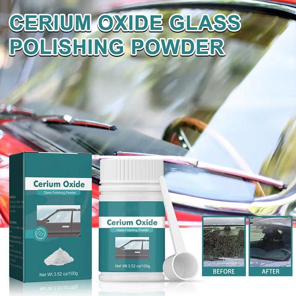 2x100g Deep Scratch Remover Repair Glass Polishing Kit Cerium Oxide ...
