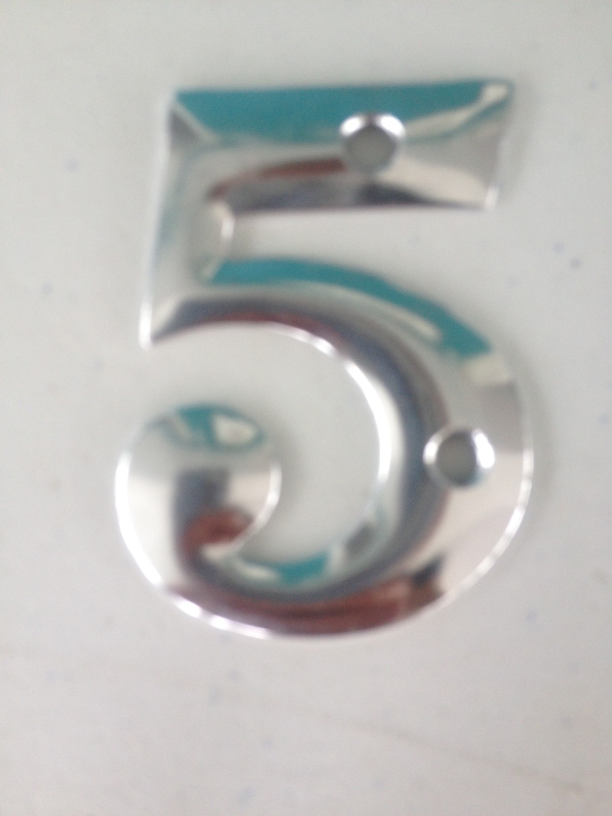 MODERN STYLISH CHROME DOOR NUMBERS FRONT BACK GARAGE FENCE GATE HOTEL ...