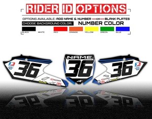 2002 2003 2004 YAMAHA YZ 125 / 250 CUSTOM NUMBER PLATES BACKGROUND ...