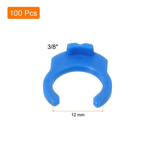 100Pcs 3/8 Inch Locking Clip for RO Tube Quick Connect Clips Clamps ...