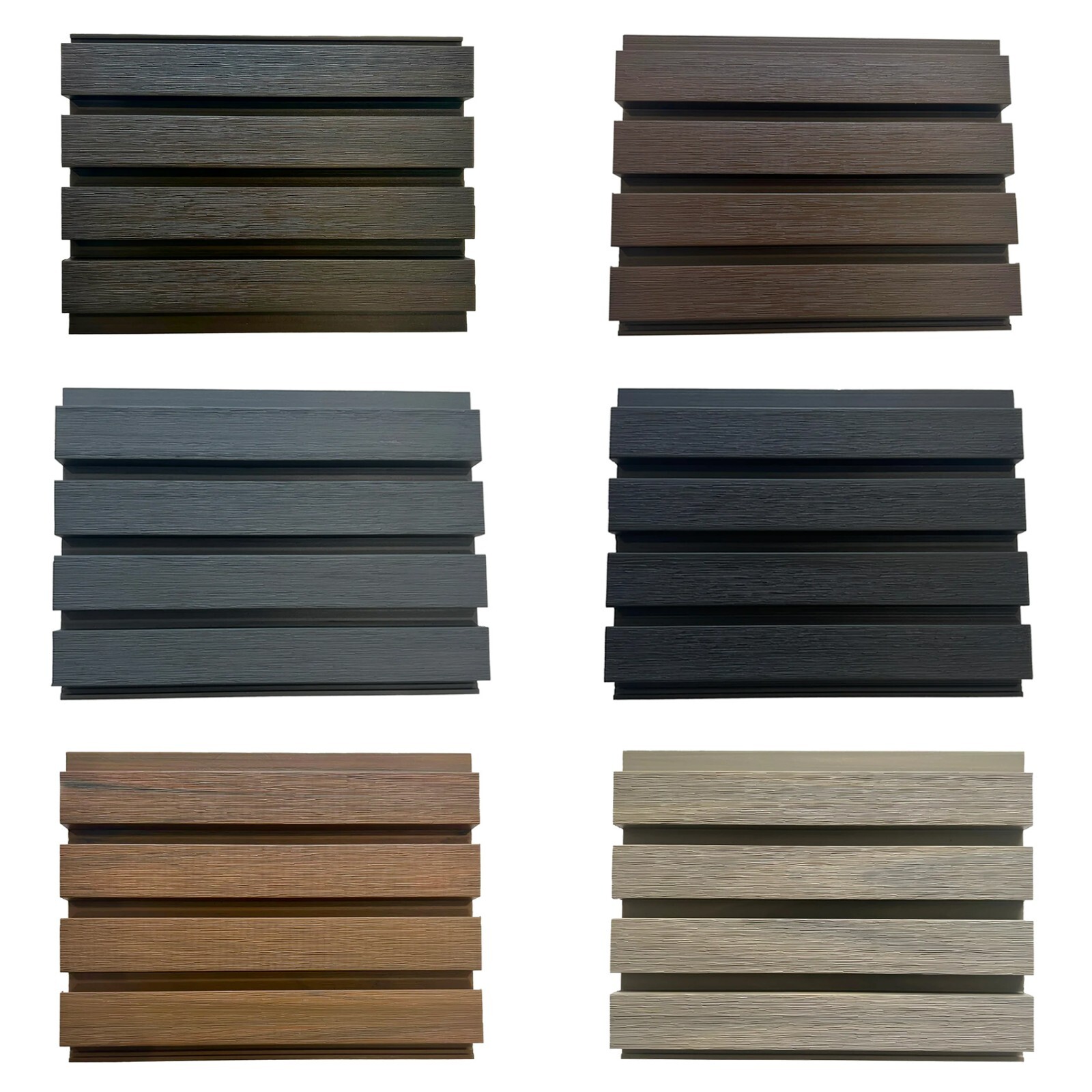 Co extrusion - Square Slatted Composite Cladding - 2.5m length | eBay