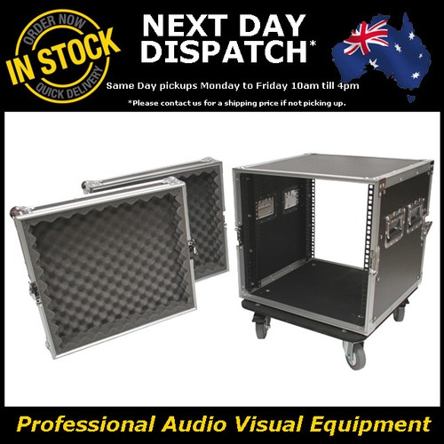 10 Unit 10RU Rack Road Travel Flight Hard Case Sleeve Flightcase Dj Amp ...