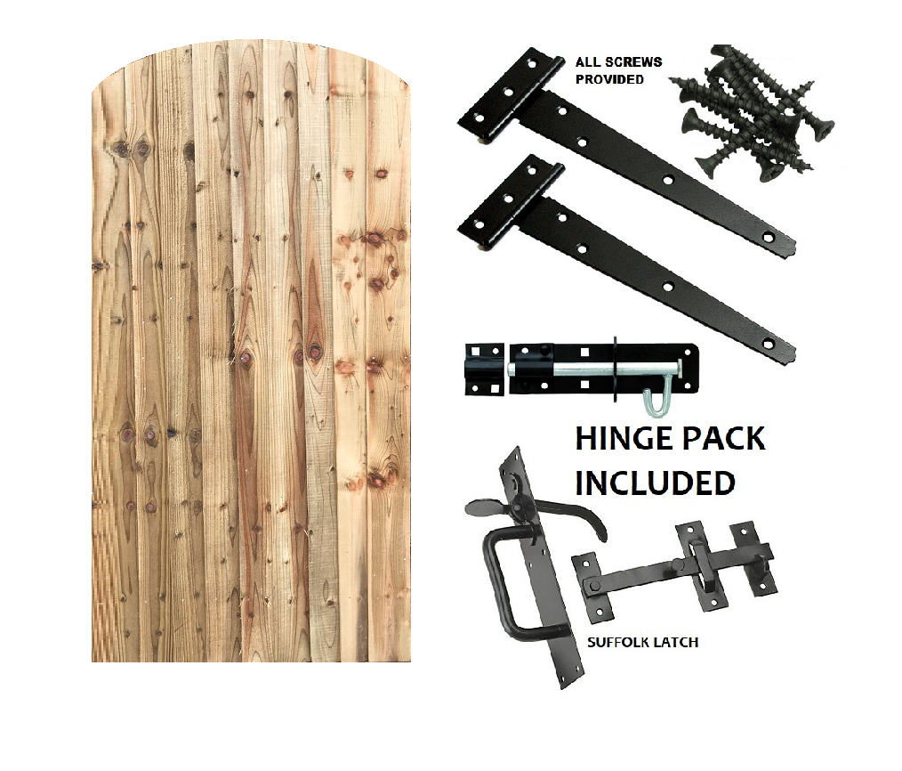 Bespoke Custom Made To Measure Fully Framed Arch Top Feather Edge ...