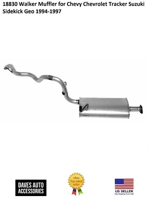 Walker SoundFX Exhaust Muffler Assembly Fits 1994-98 Chevy Tracker Geo ...