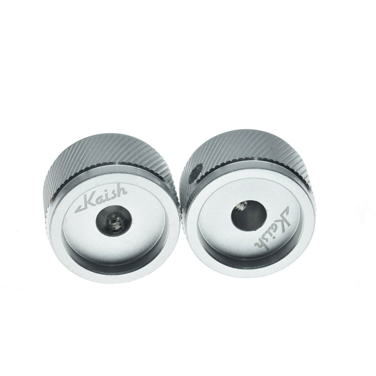 4pcs 25mm Diam. Metal Aluminium Pot Knob 1/4" Knobs for Guitar/Bass ...