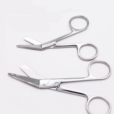 11cm Stoma Ostomy Colostomy Bag Scissor Polished Curved Probed Blade | eBay