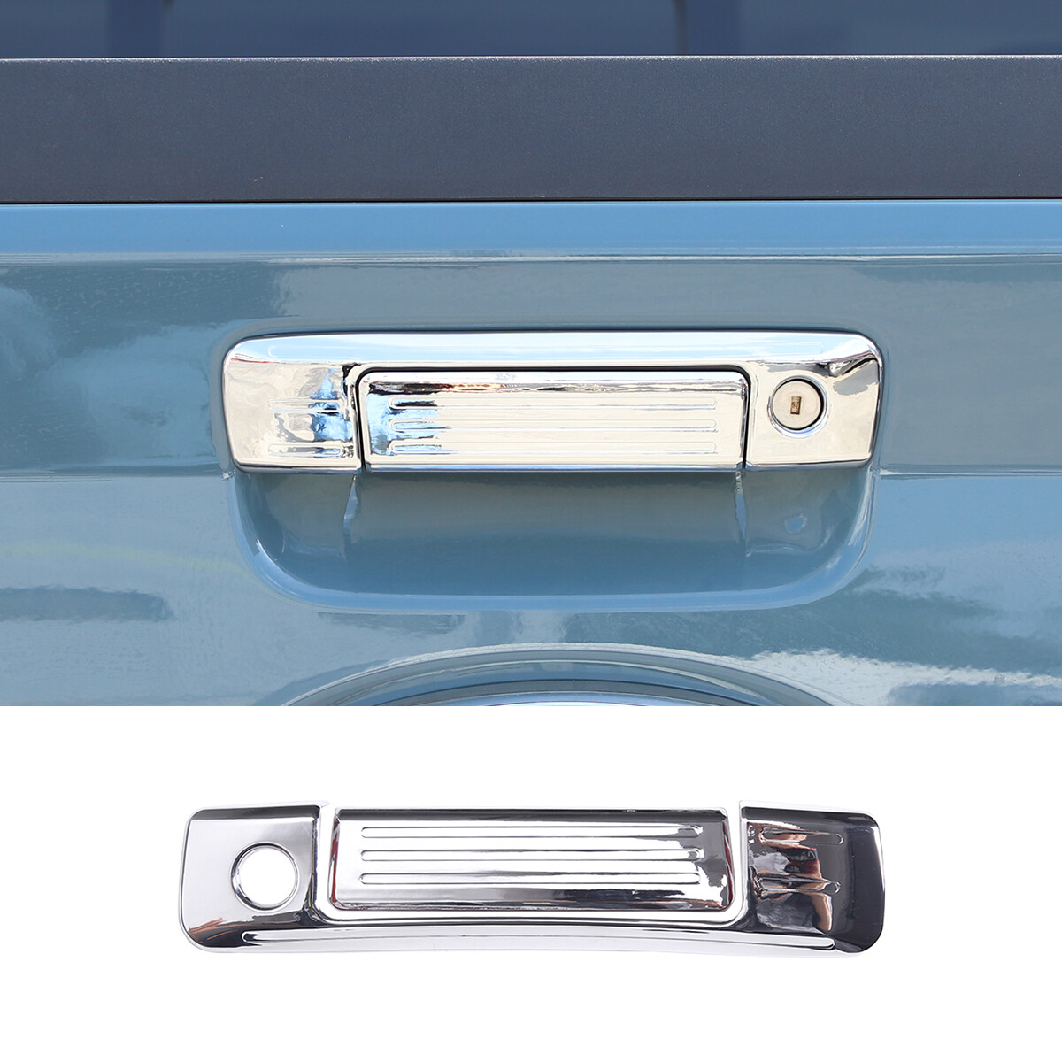 Chrome Rear Tailgate Grab Handle Cap Trim Exterior For Ford Maverick ...