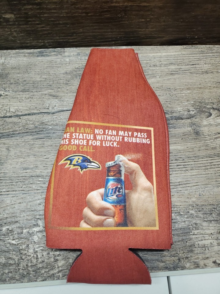 Miller Lite Baltimore Ravens Holiday Koozies zipper | eBay