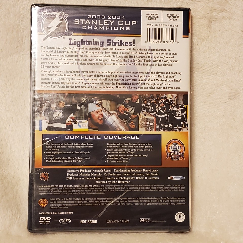 NHL Stanley Cup Champions 2004 (DVD, 2004) 85393878320 | eBay