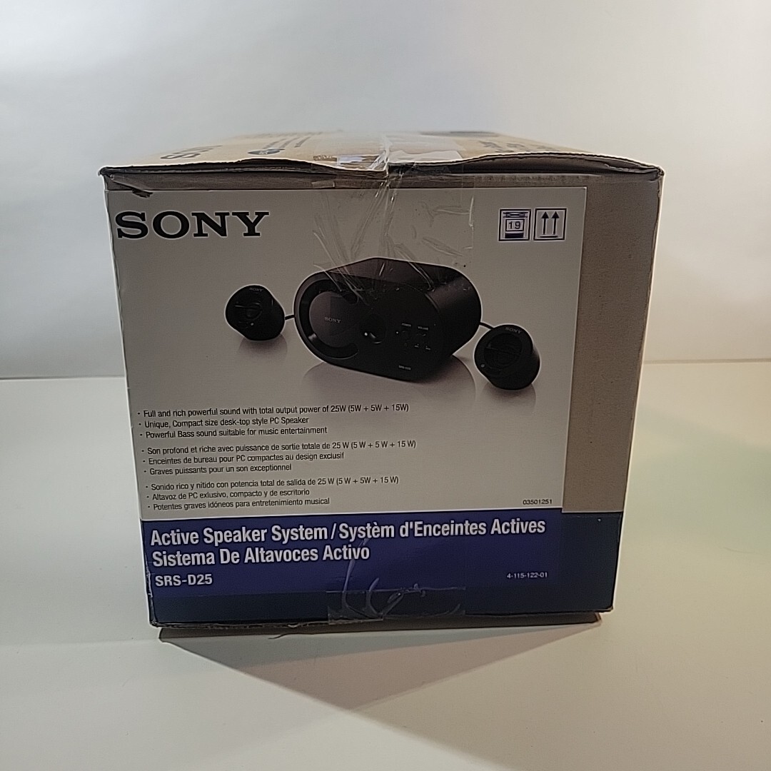 Sony Srs-d25 Active Desktop Speaker System 2.1 White for sale online | eBay