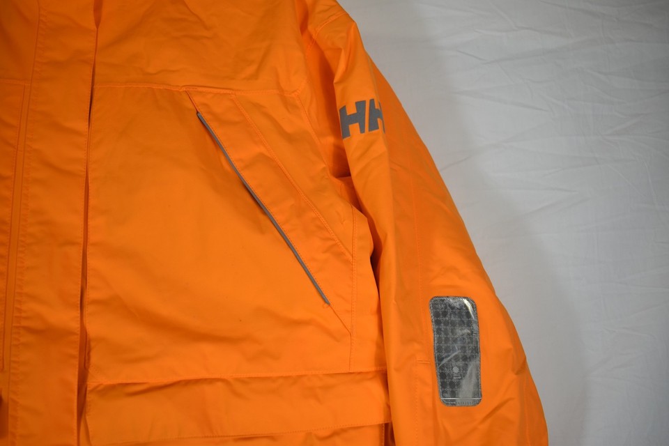 Helly Hansen Seabourn Women's Full Zip Jacket Polar Shield Parka Orange ...