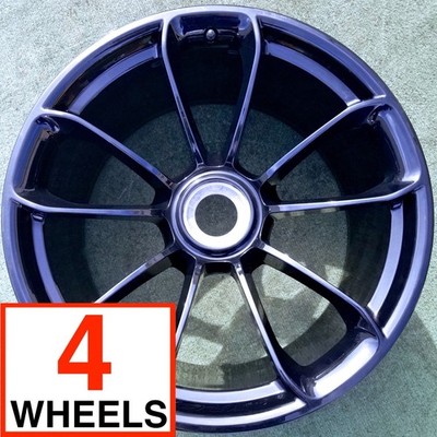 Factory Porsche 911 GT3RS Center Lock Wheels TPMS 20 21 in OEM Black ...