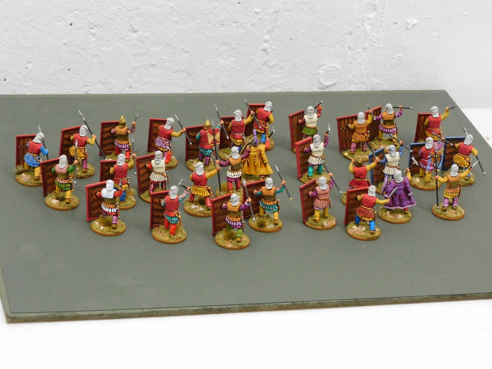 Painted 28mm Victrix Ancient Persian Armored Spearmen (Entire Set, 30 ...