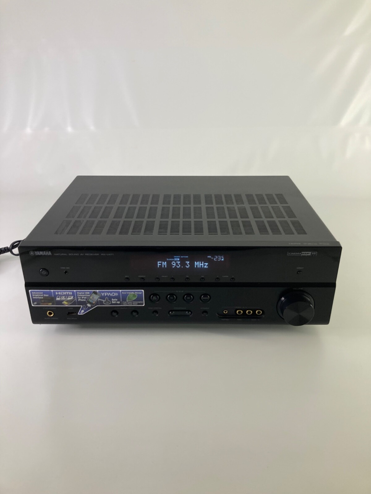 Yamaha RX-V471 5.1 Natural Sound Home Theater AV HDMI Stereo Receiver ...