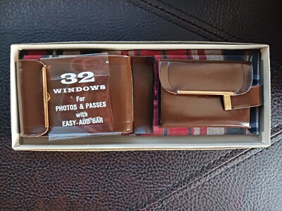 Vintage New Unused in Box PLAID Wallet for Men Unbranded 32 Windows | eBay