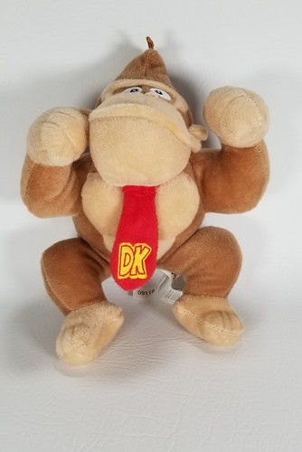 DK Donkey Kong 10" Plush Doll Stuffed Toy Official Licensed Nintendo ...
