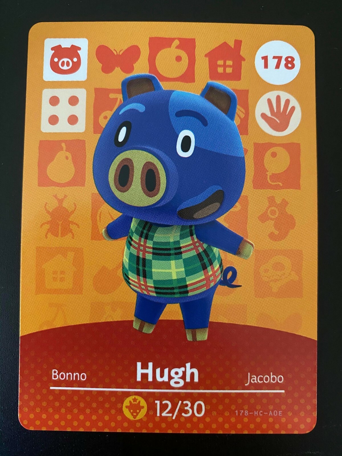 Brand New Authentic Hugh #178 | Animal Crossing Amiibo Card (NEVER ...