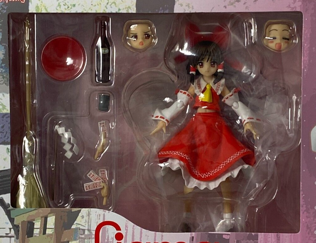 Max Factory Figma 055 Touhou Project Reimu Hakurei Figure for sale ...