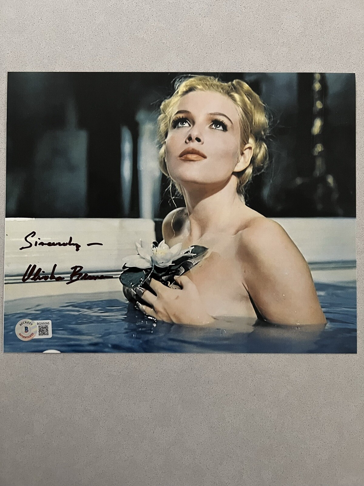 Olga Schoberova Olinka Berova autographed signed 8x10 photo Beckett BAS ...