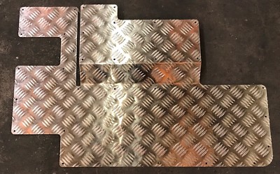 LAND ROVER DEFENDER PUMA 90/110 CHEQUER PLATE DOOR CARD 2007 ONWARDS ...