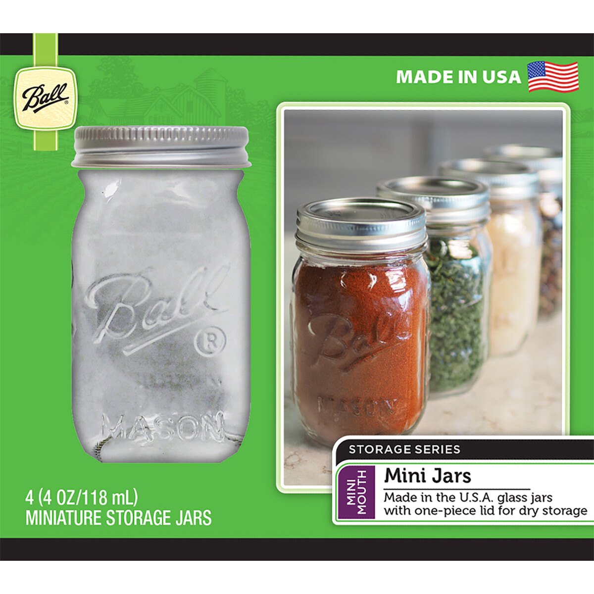 Small Ball Canning Jars DIY Spice Rack From Hobby Lobby & Target + 4