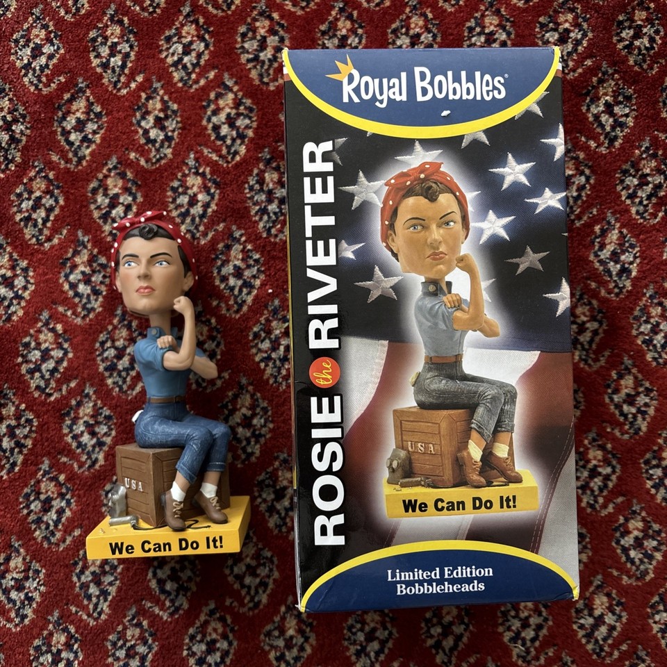 Rosie the Riveter Royal Bobbles Limited Edition Bobblehead w/ Box Used ...
