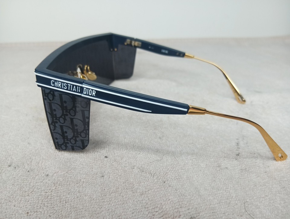 Christian Dior DiorClub M1U 3188 3 Italy Blue Shield Sunglasses Free ...