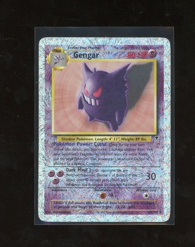 2002 Pokemon Legendary Collection Gengar 11/110 Reverse Holo Foil WOTC ...