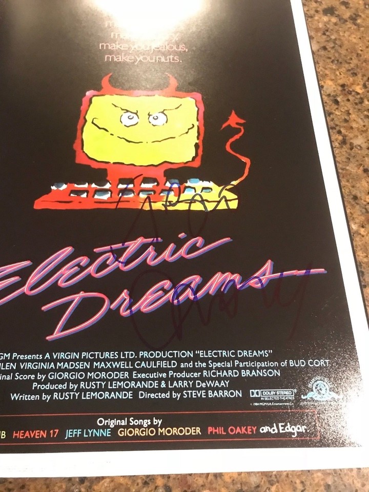 * GIORGIO MORODER * autographed signed 12x18 photo poster * ELECTRIC ...