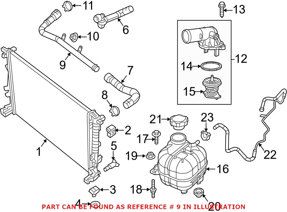 Genuine OEM Mopar Upper Radiator Coolant Hose For Jeep Cherokee | eBay